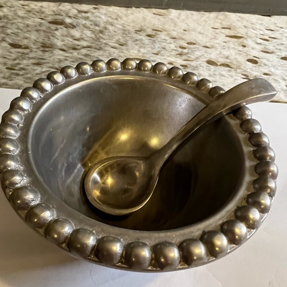 Holland Boone | Kitchen | Holland Boone Pewter Bowl And Spoon | Poshmark